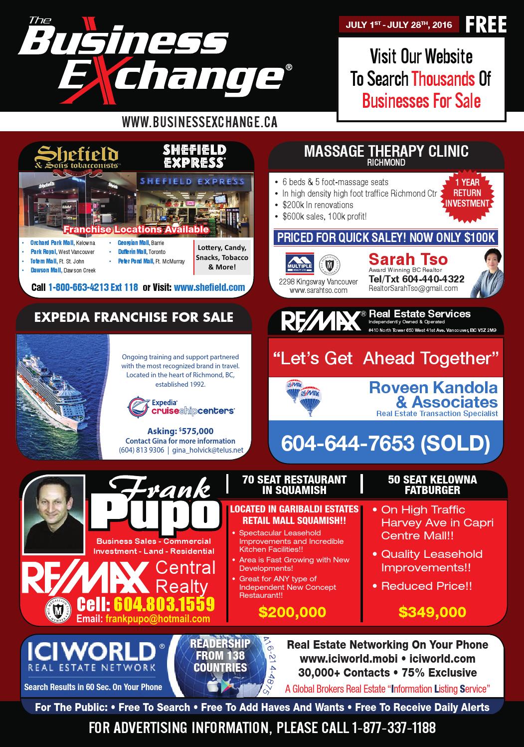 The Business Exchange BC - July 1 2016 by The Business Exchange Corp ...