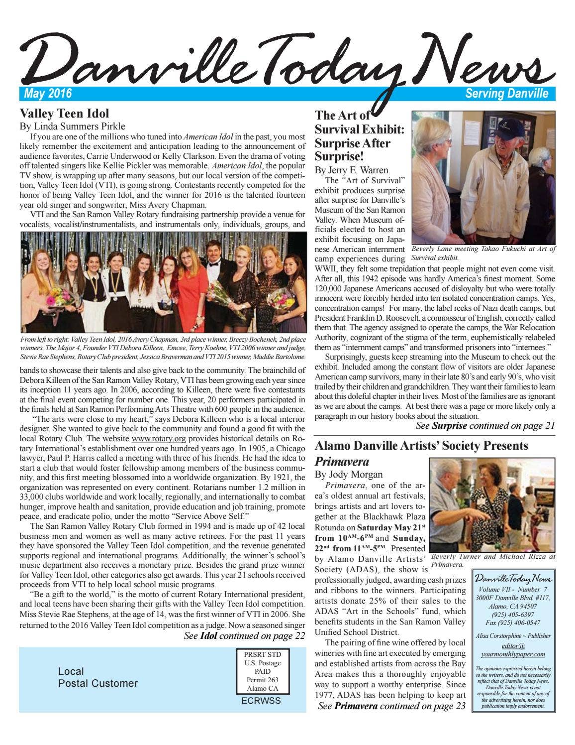 Danville Today News May 2016 by The Editors, Inc - Issuu