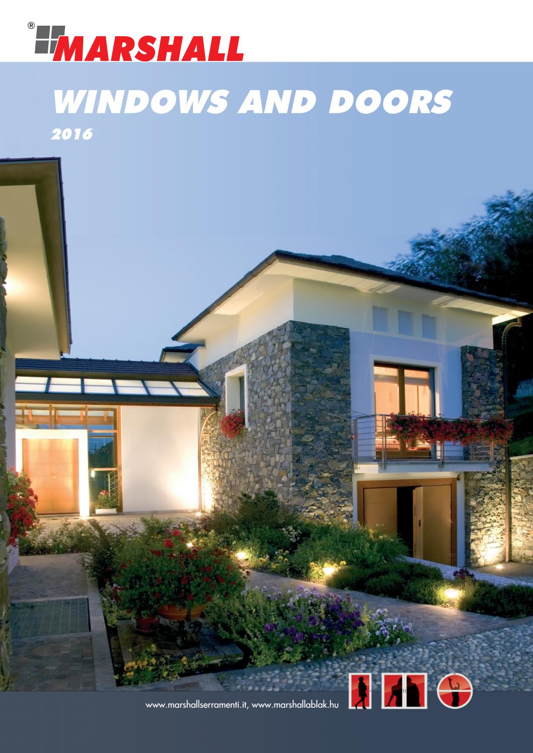 MARSHALL Windows and doors 2016 by Marshall Ablakgyár - Issuu