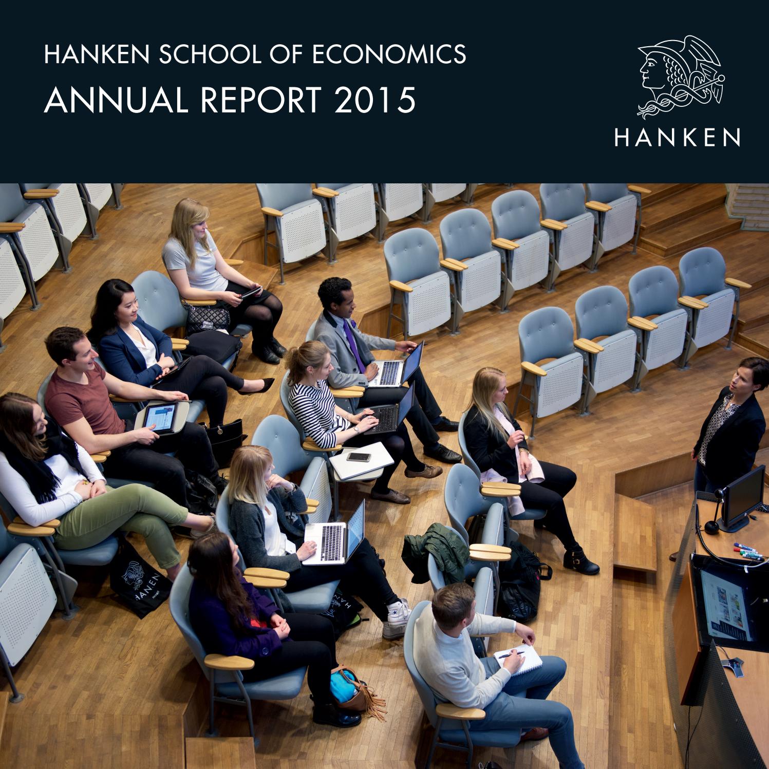 Hanken Annual Report 2015 by Hanken School of Economics - Issuu