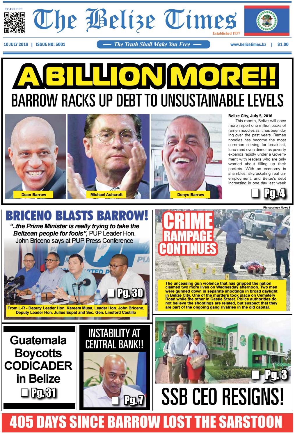 Belize Times July 10, 2016 by Belize Times Press - Issuu