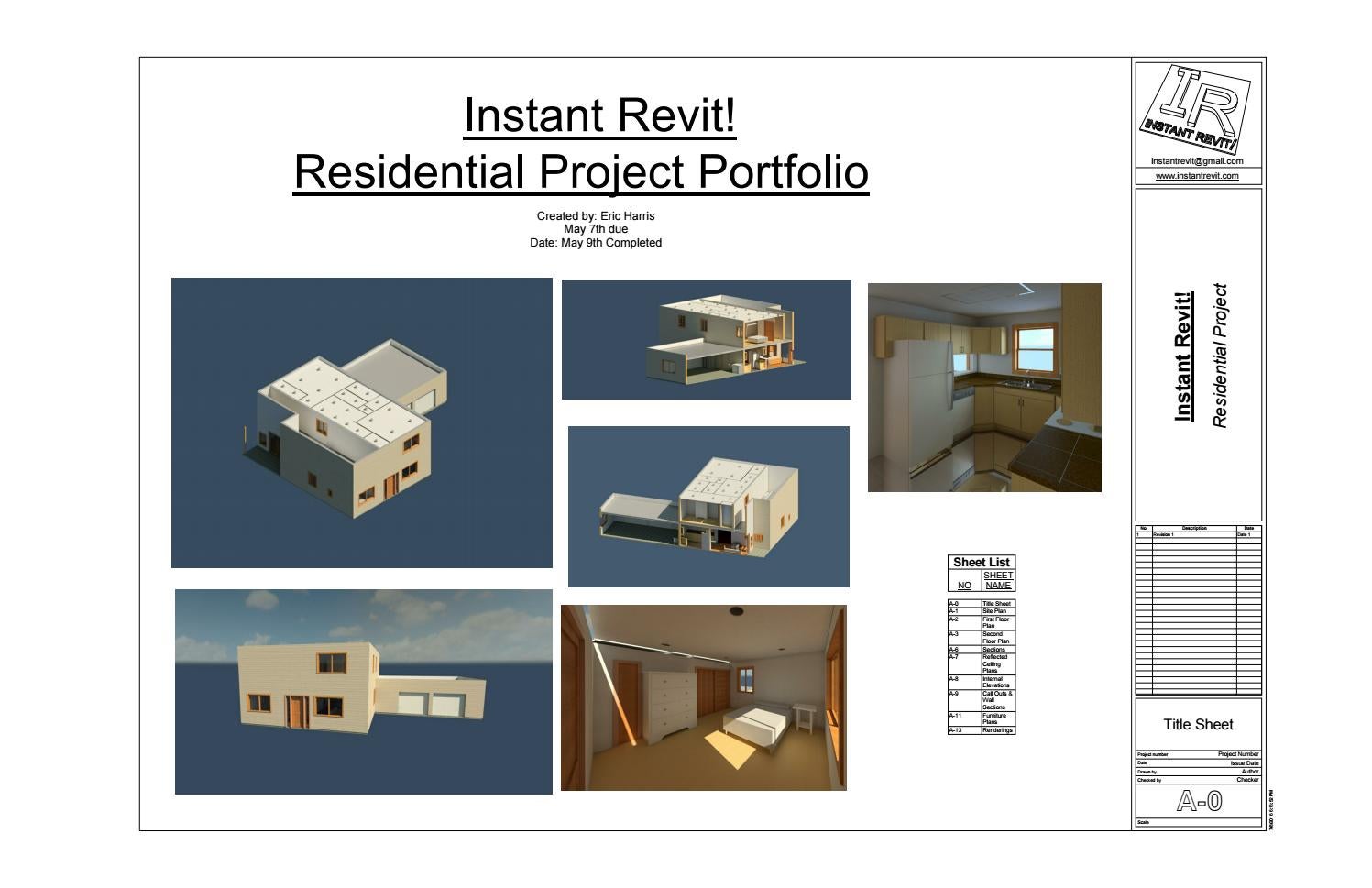 Revit - Residential Project Portfolio by Eric Harris - Issuu