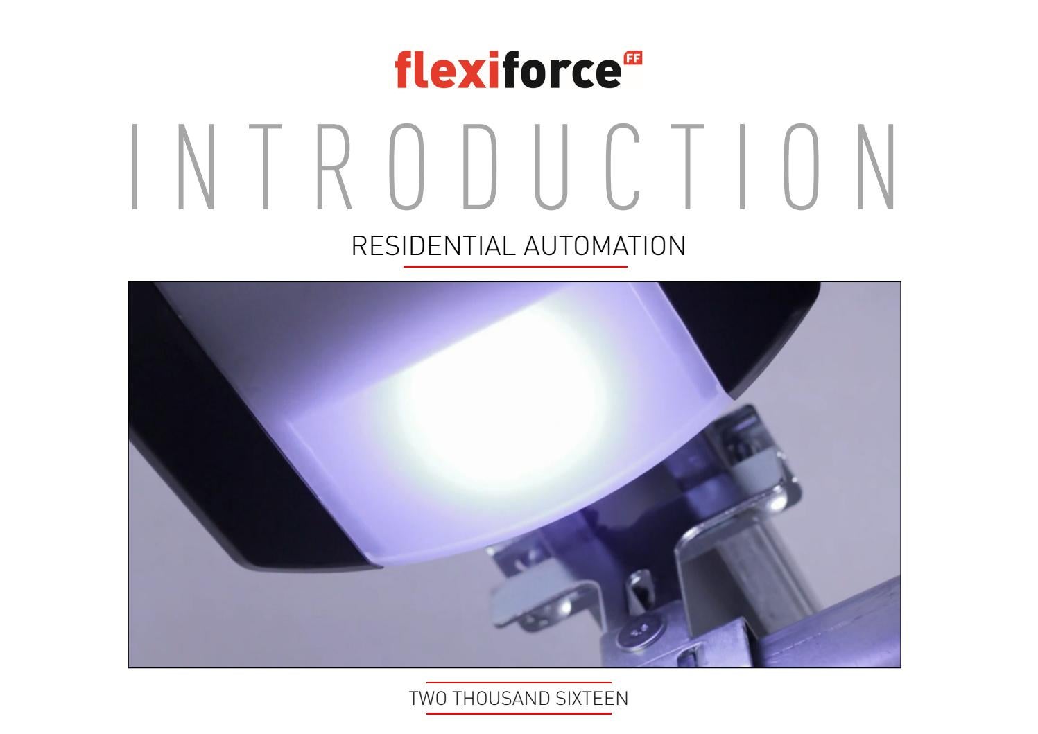 FlexiForce residential automation 2016 by FlexiForce - Issuu