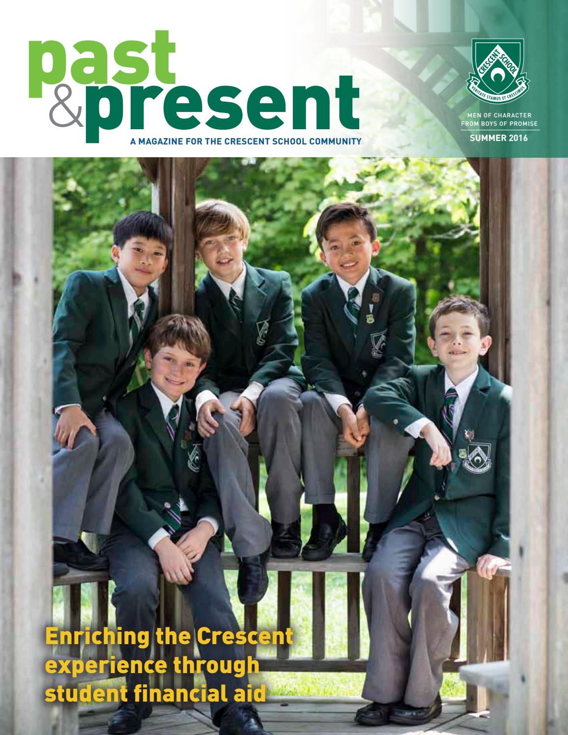Crescent School Past & Present - Summer 2016 by Crescent School - Issuu