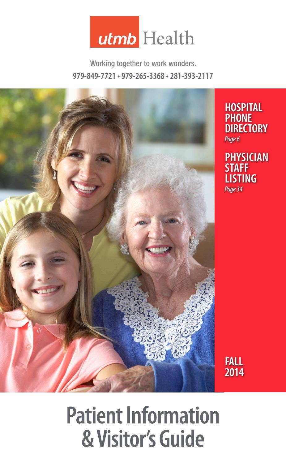 UTMB Health Angleton Danbury Patient Handbook 8/2014 by UTMB Health - Issuu