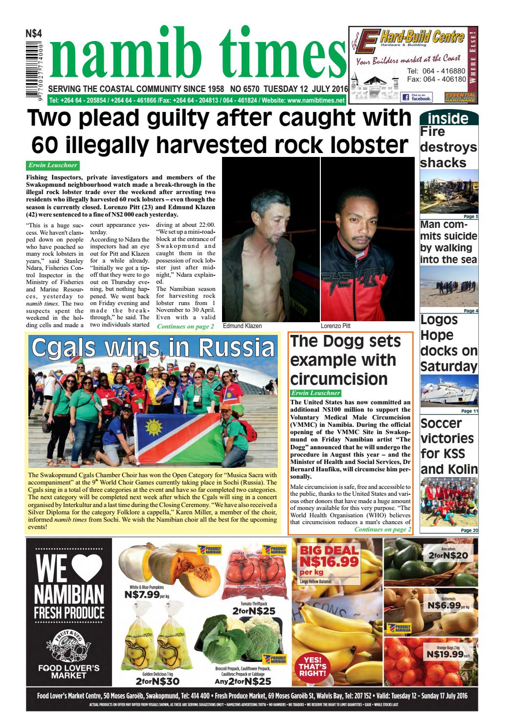 12 july namib times e edition by Namib Times Virtual - Issuu