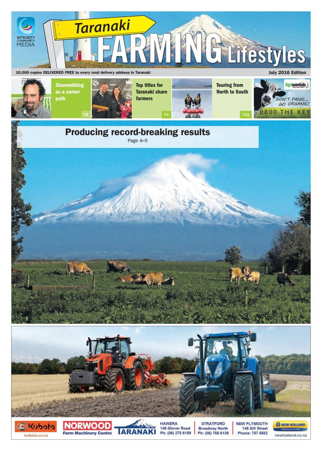 Taranaki Farming Lifestyles, July 2016 by Rural Matters - Issuu