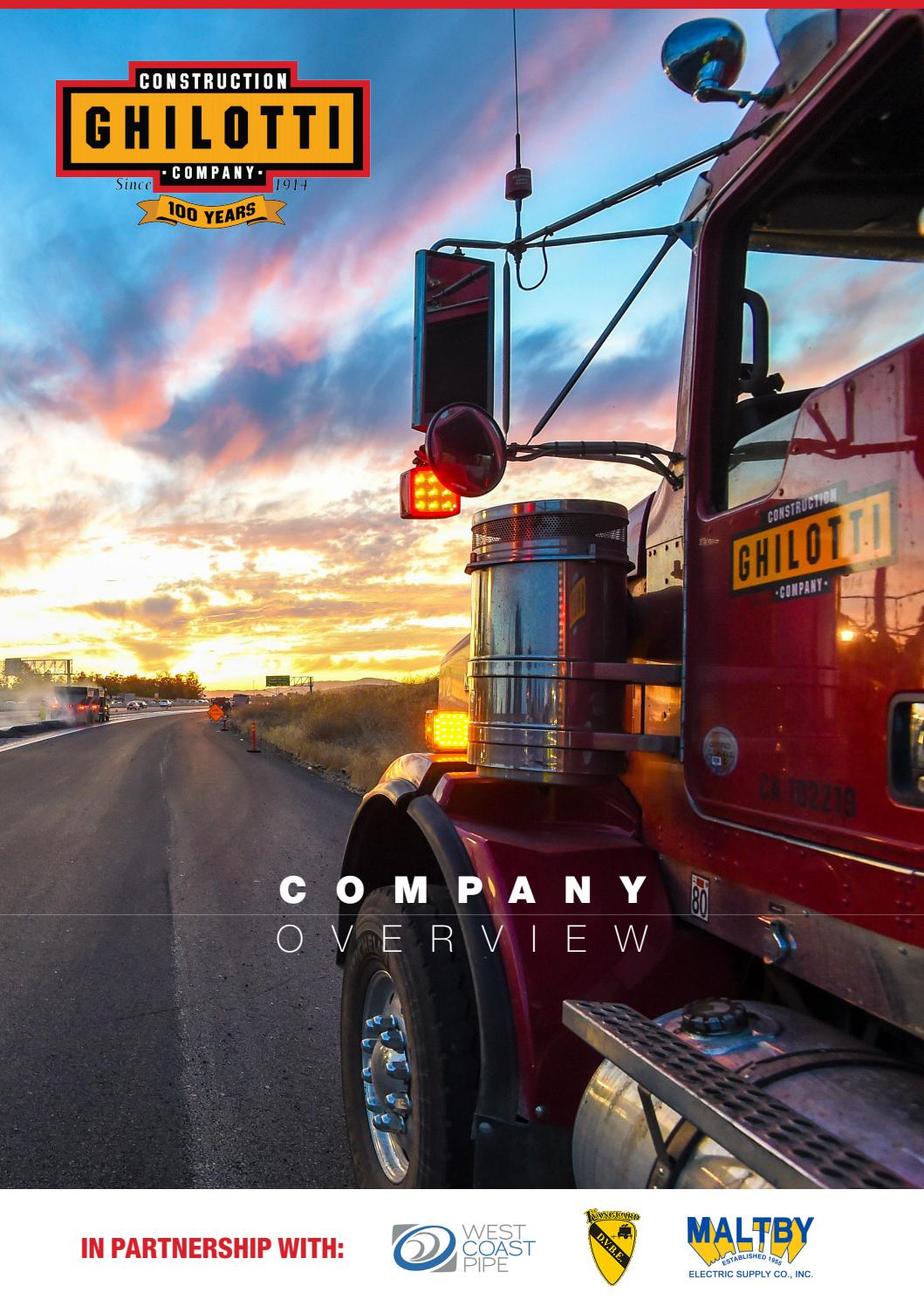 Brochure Ghilotti Construction Company Inc by Business Chief USA - Issuu