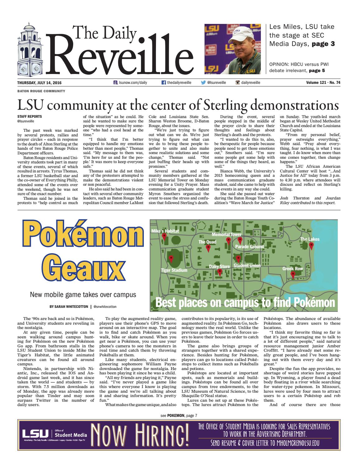 The Daily Reveille 7-14-2016 by Reveille - Issuu