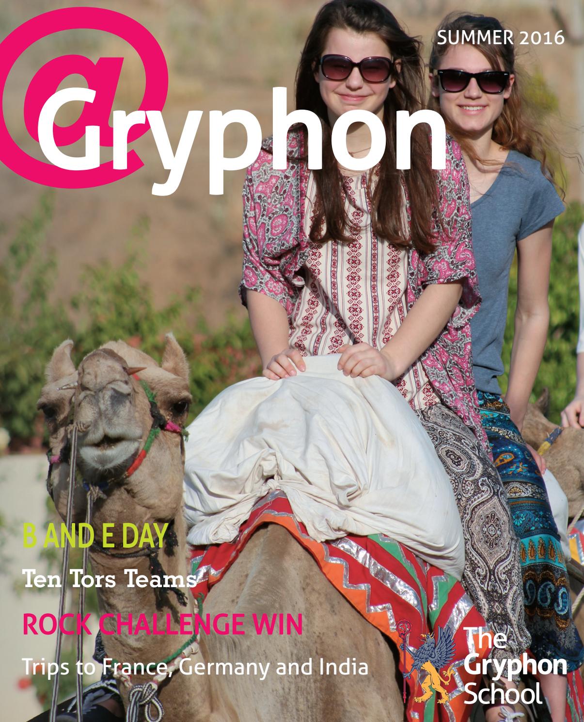 Gryphon School Summer 2016 Newsletter by Shelleys the Printers Ltd - Issuu