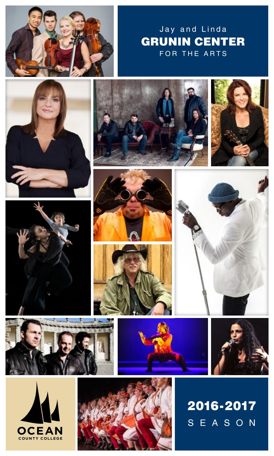 Grunin Center schedule 2016-2017 by Ocean County College - Issuu