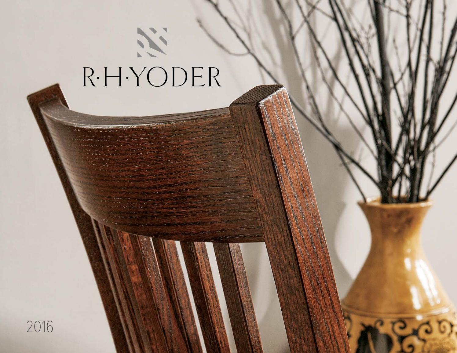 2016 RH Yoder Catalog / Chairs / E & G Amish Furniture by E & G Amish Furniture - Issuu