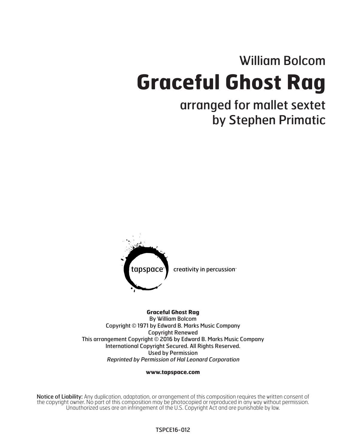 Graceful ghost rag sample by Tapspace - Issuu