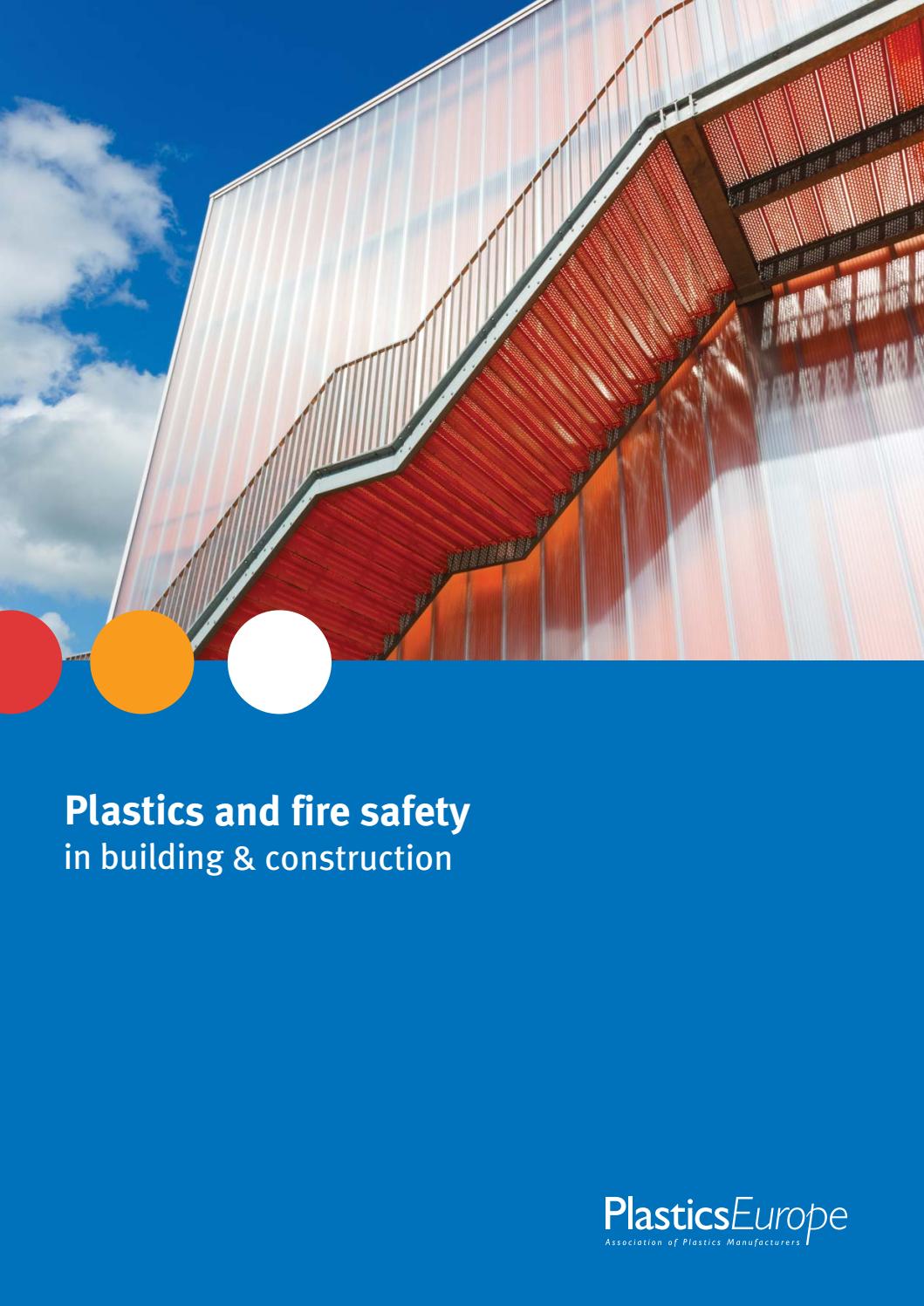 Plastics and fire safety in building & construction by PlasticsEurope ...