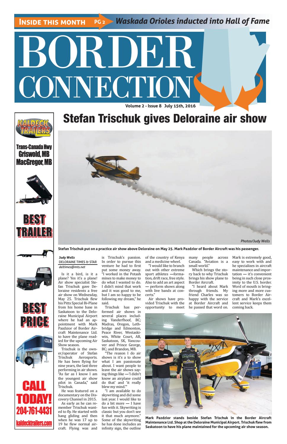 Border Connection: July 2016 by Carlyle Observer - Issuu