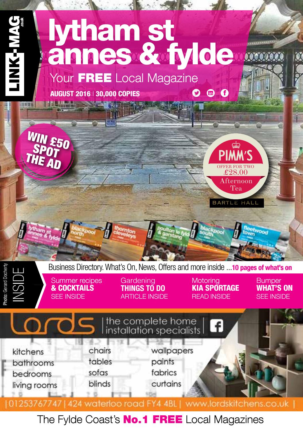 Lytham st annes & fylde august magazine 2016 by LINK-MAG - Issuu