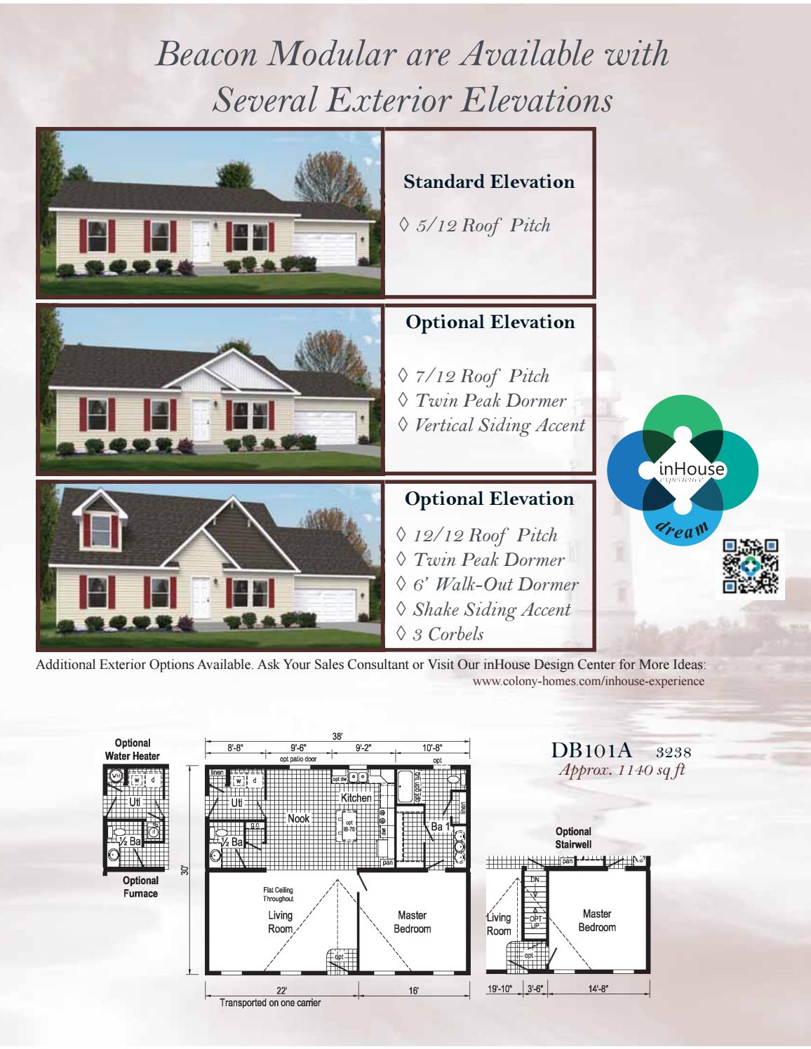 Colony Homes Beacon Modular Ranch & Cape 2016 by The Commodore ...