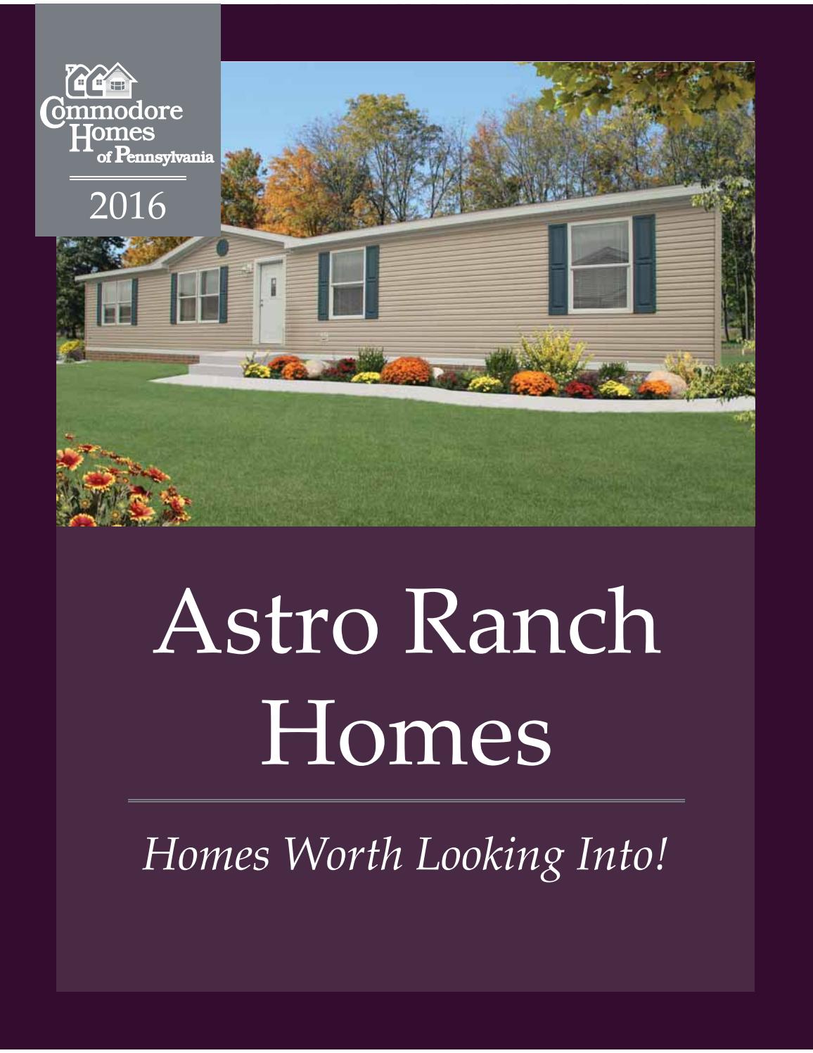 Commodore Homes of Pennsylvania - Astro Ranch 2016 l by Commodore Homes ...