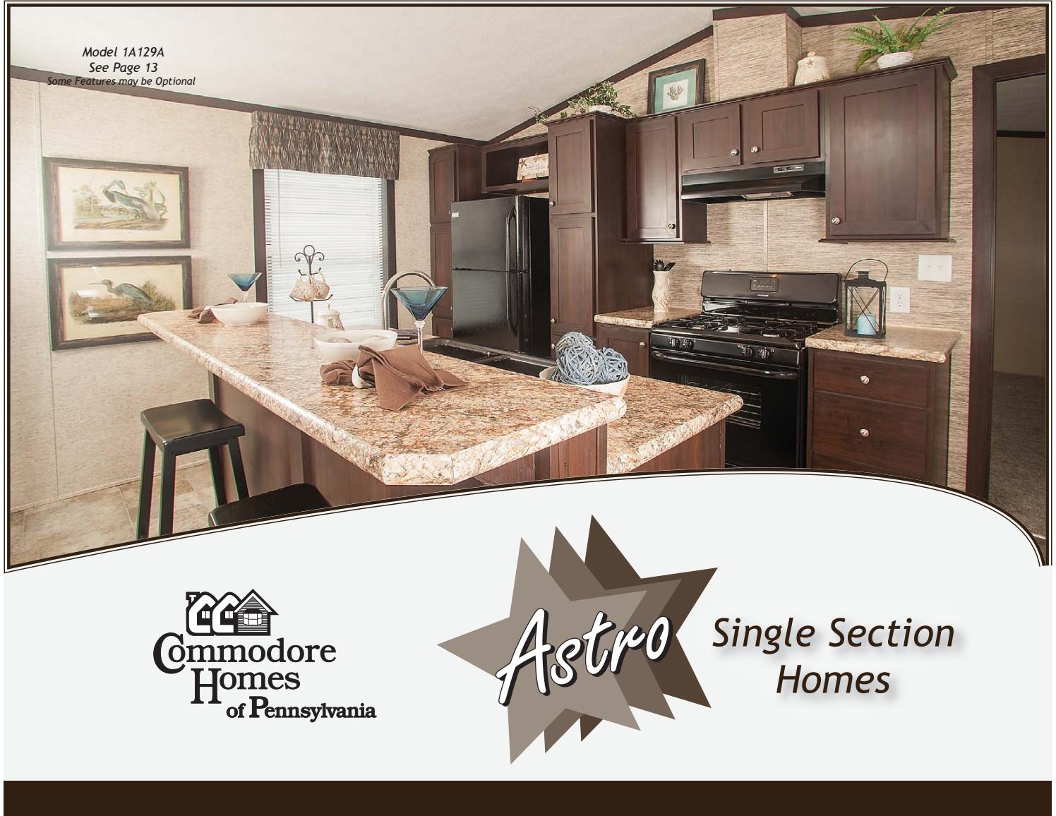 Commodore Homes of Pennsylvania - Astro Single Section Homes 2016 by ...