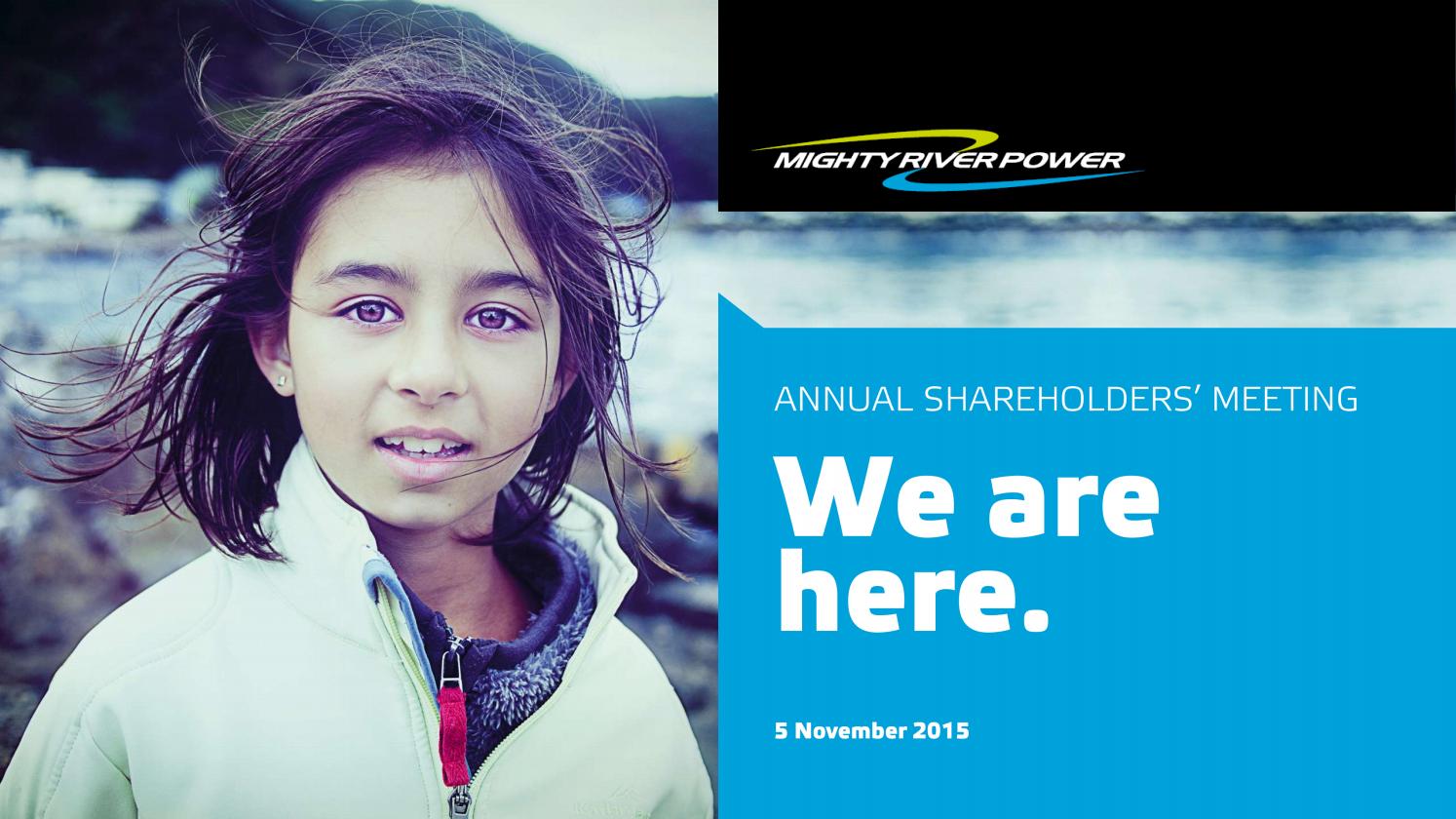 Mighty River Power 2015 ASM Presentation by Mercury - Issuu