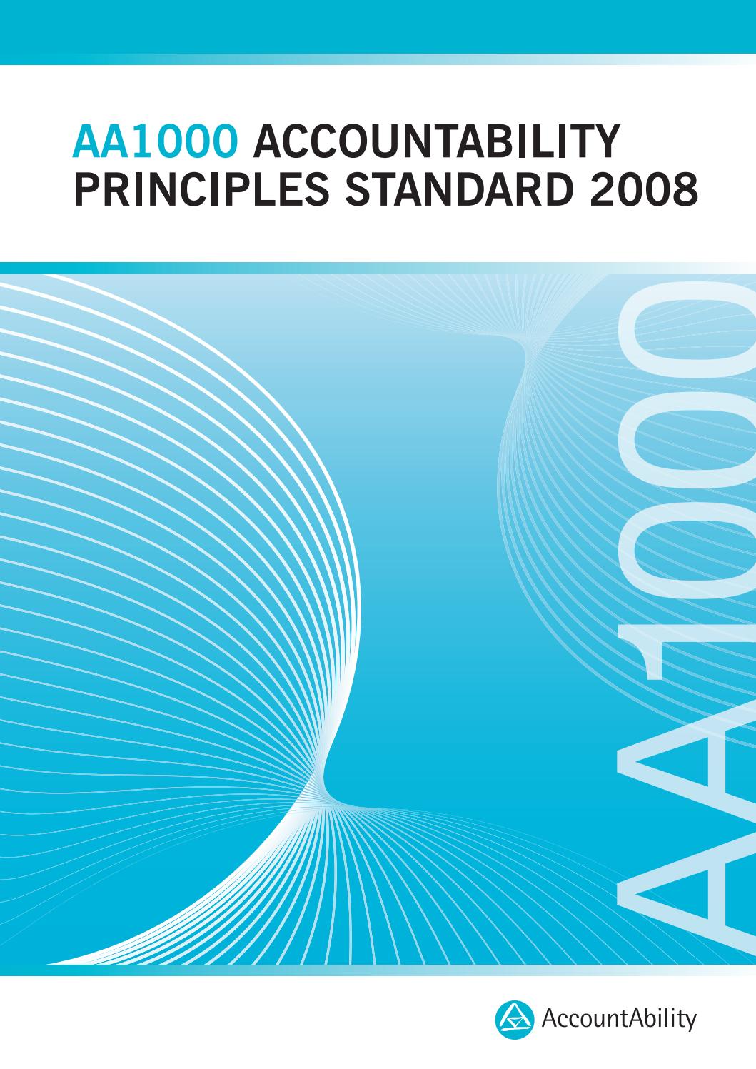 The AA1000 AccountAbility Principles Standard (AA1000APS) by Rodrigo ...