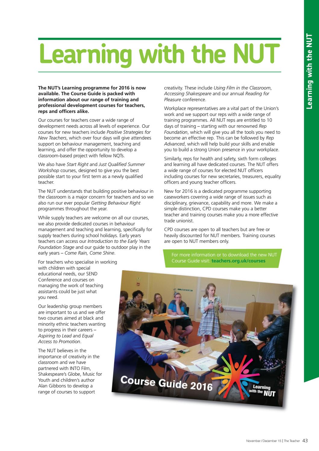 the Teacher – November 2015 by Educate Magazine - Issuu