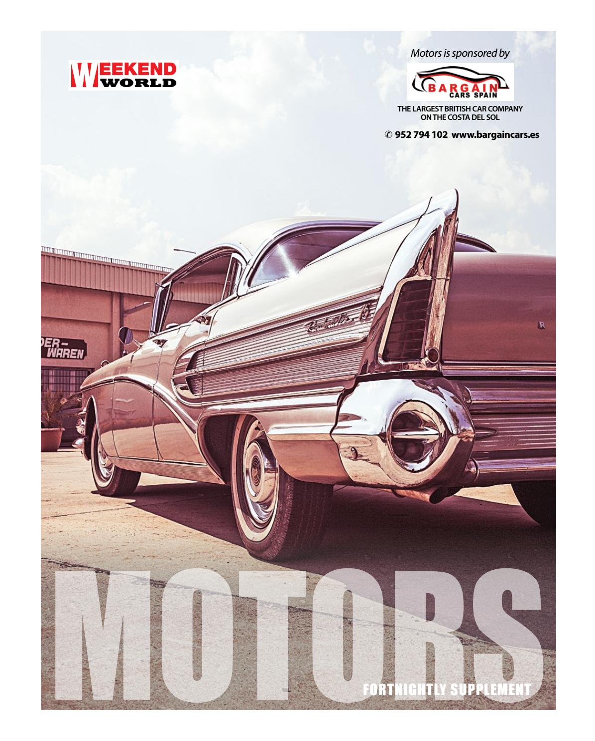 WEEKEND WORLD NEWSPAPER - MOTOR SUPPLEMENT by ClearVision Marketing - Issuu