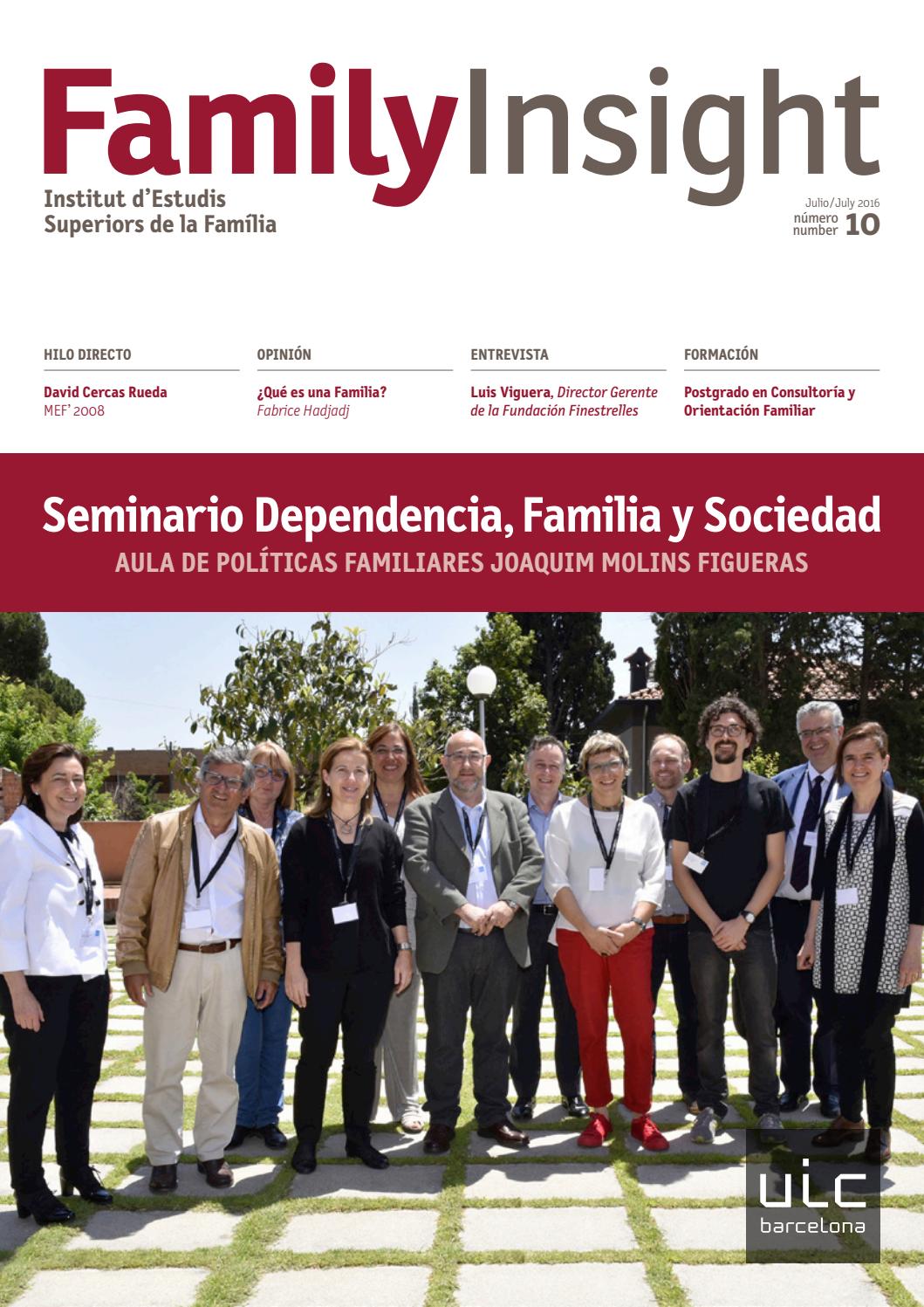 Family insight nº 10 (Julio / July 2016) by Universitat Internacional ...
