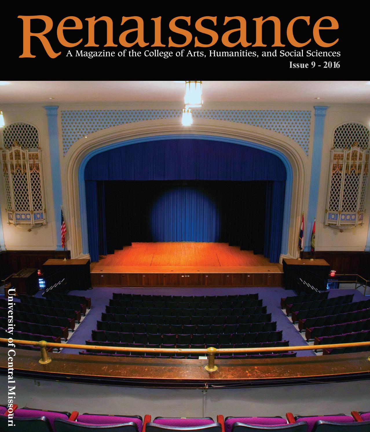 Renaissance Magazine 2016 by University of Central Missouri - Issuu