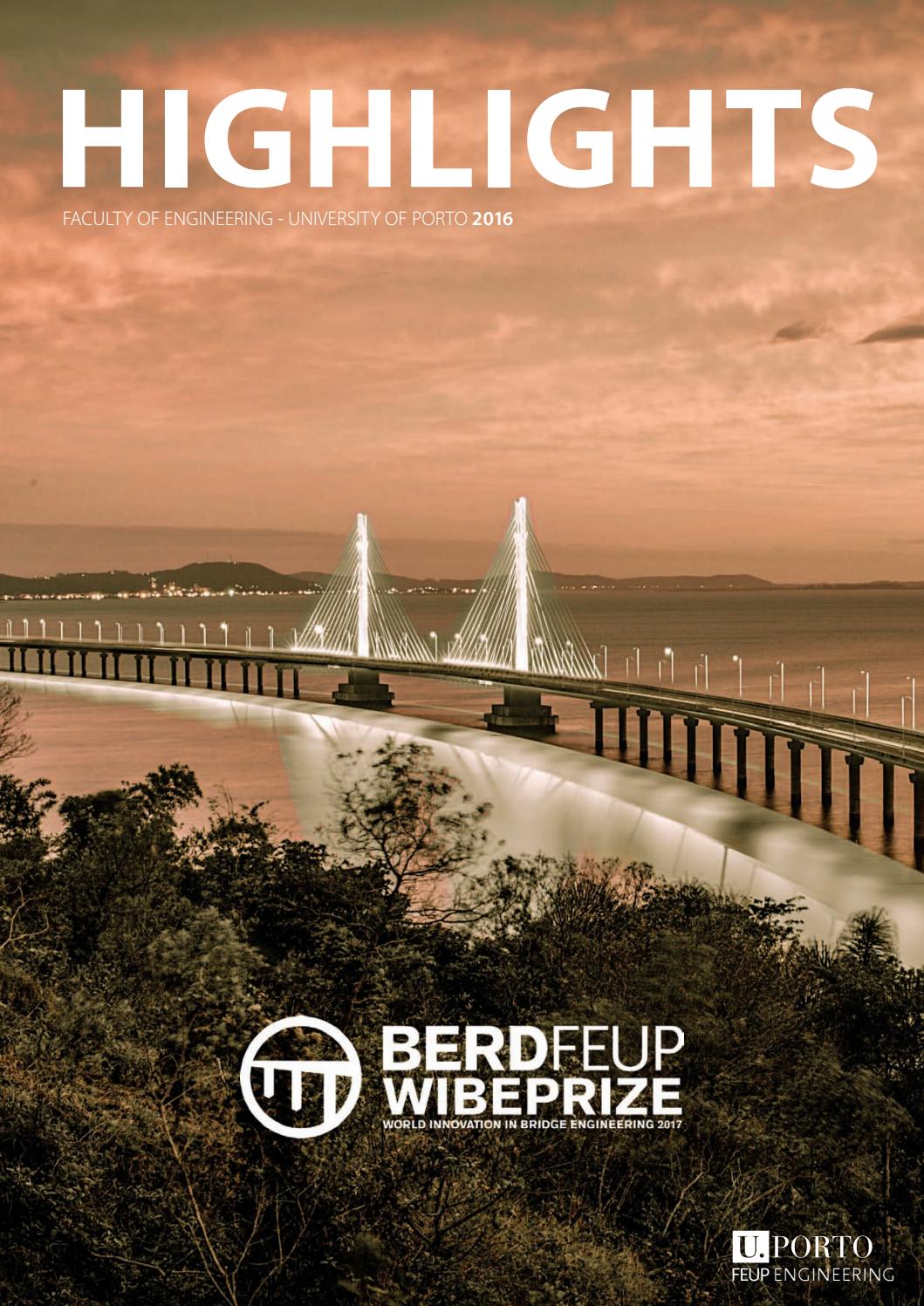 FEUP Highlights 2016 by Faculdade de Engenharia da Universidade do ...