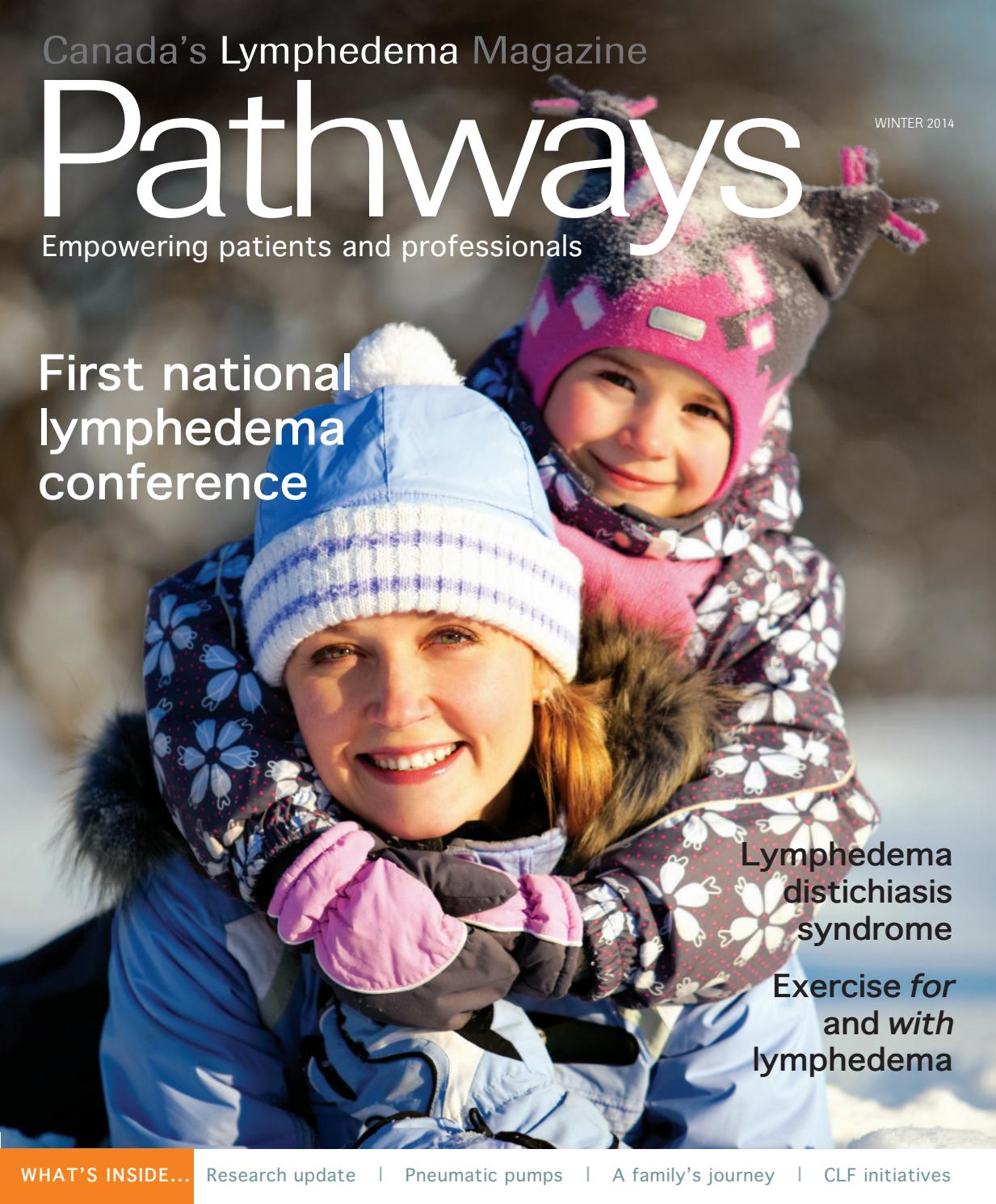 Pathways Winter 2013/2014 (Volume 3, Issue 1) by Canadian Lymphedema Framework - Issuu