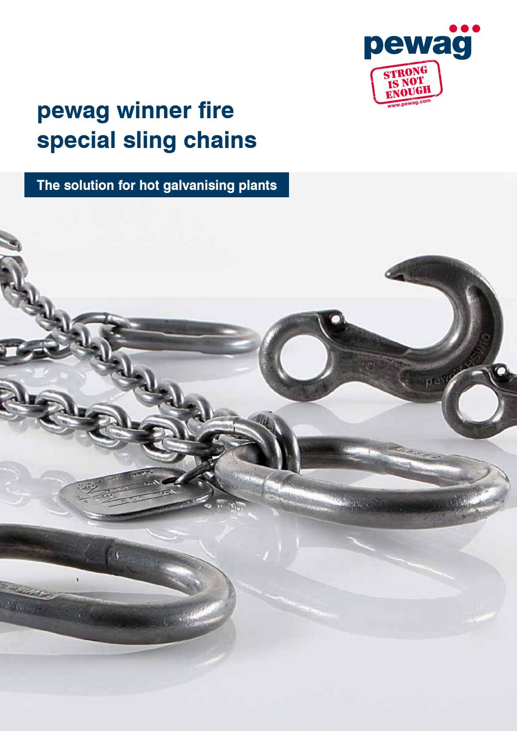 pewag winner fire special sling chains by pewag - Issuu