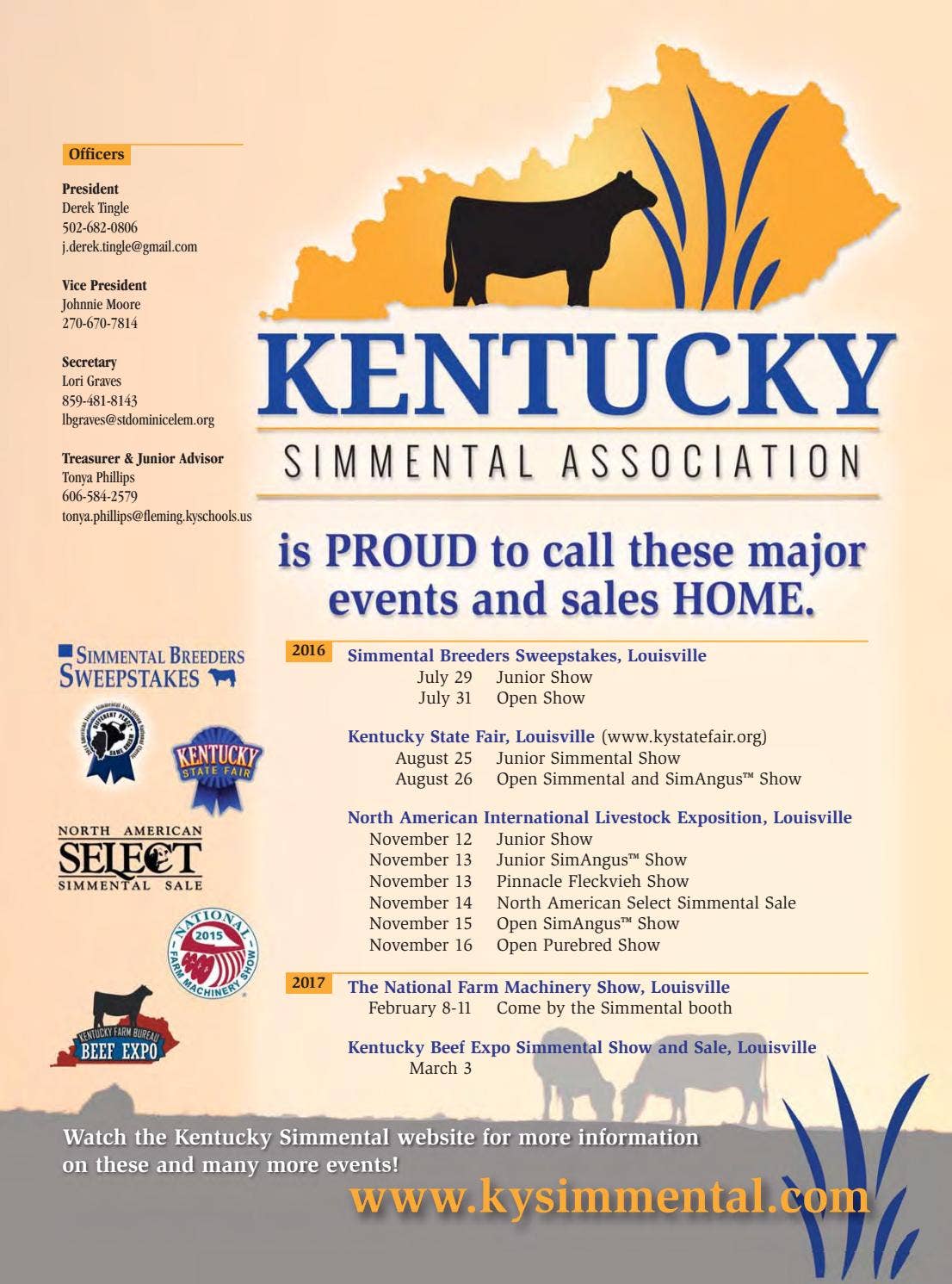 SimTalk 2016 Membership Directory by American Simmental Publication ...