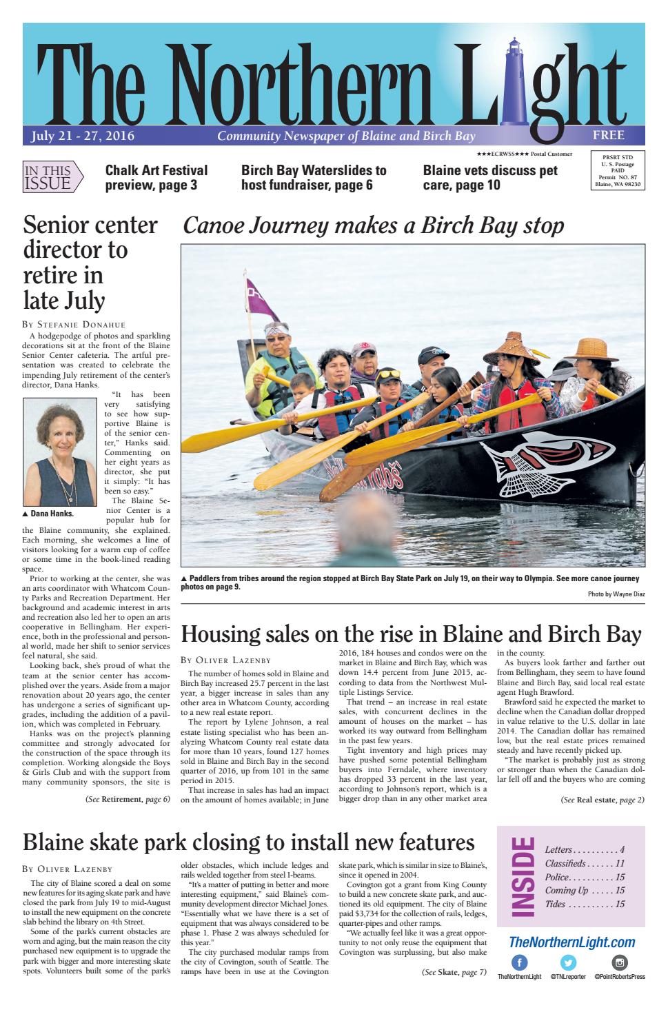 The Northern Light newspaper July 21-28 by Point Roberts Press - Issuu