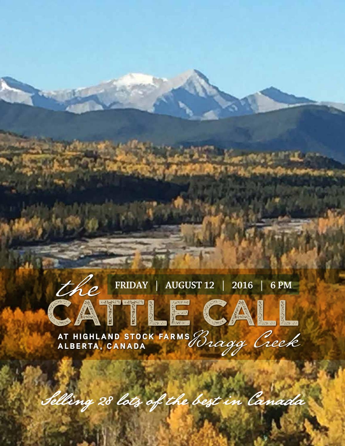 2016 Cattle Call Sale by Precision Marketing - Issuu