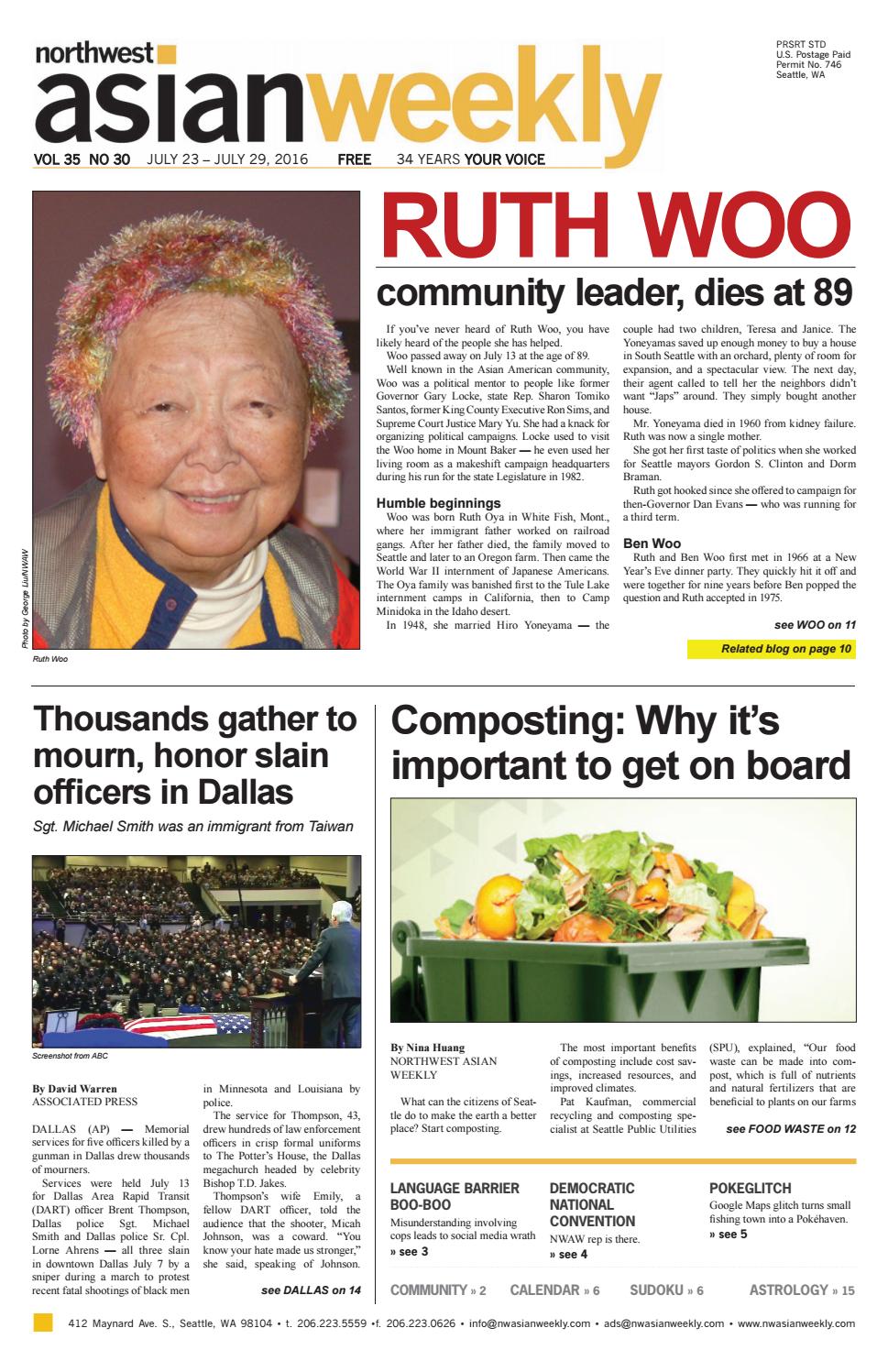 VOL 35 NO 30 | JULY 23 – JULY 29, 2016 by Northwest Asian Weekly - Issuu