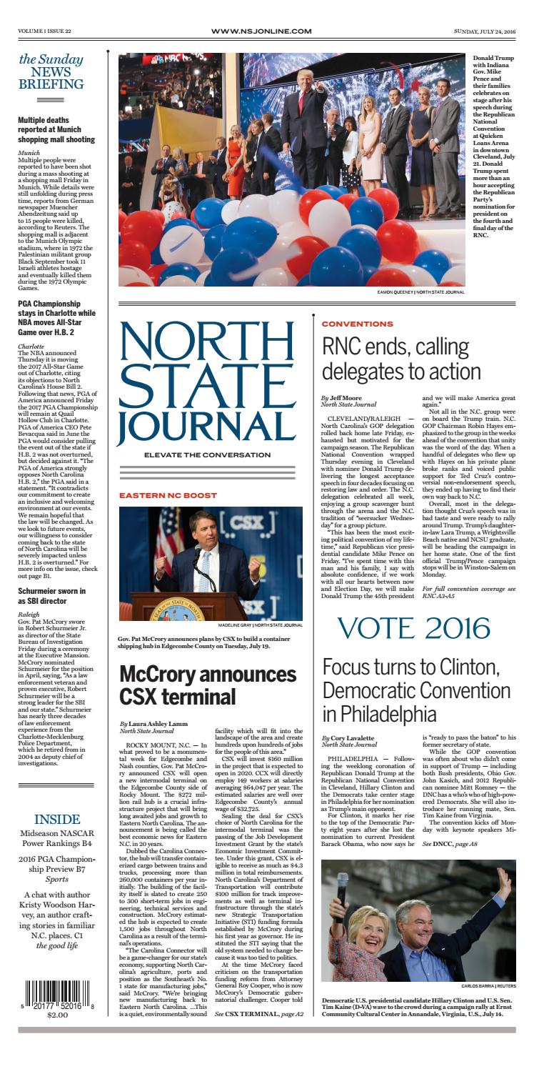 North State Journal — Vol. 1., Issue 22 by North State Journal - Issuu