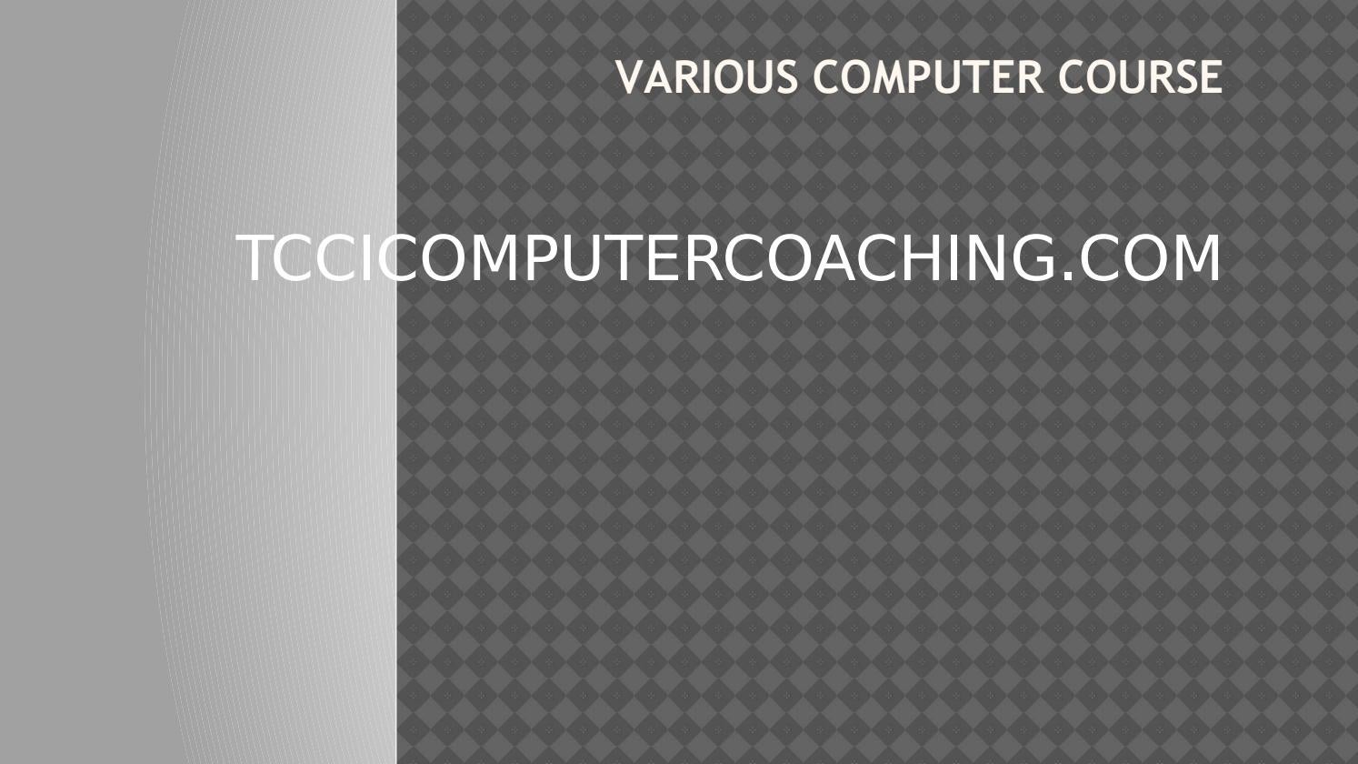 Various computer course tcci by Rosario Riley - Issuu