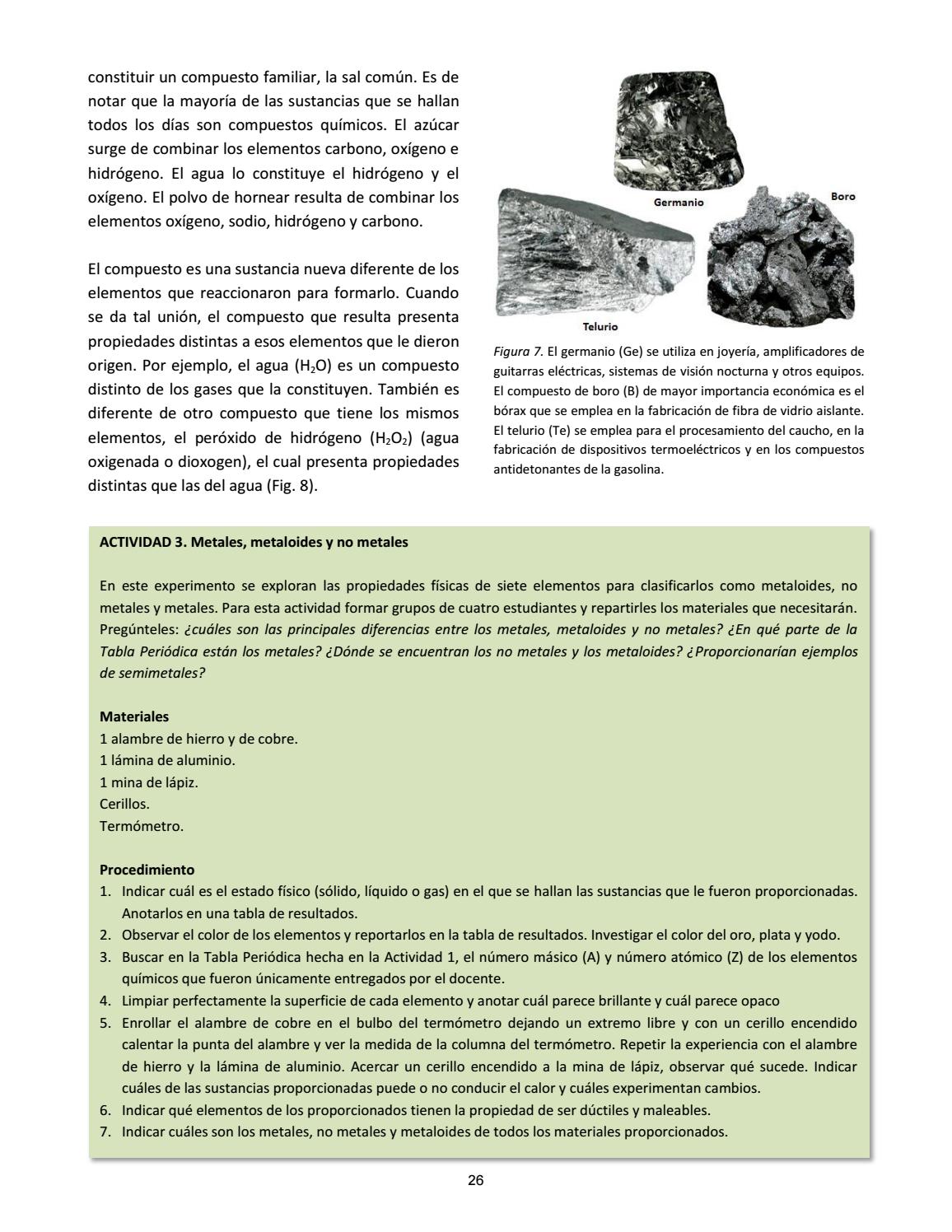 Ejemplos De Semimetales