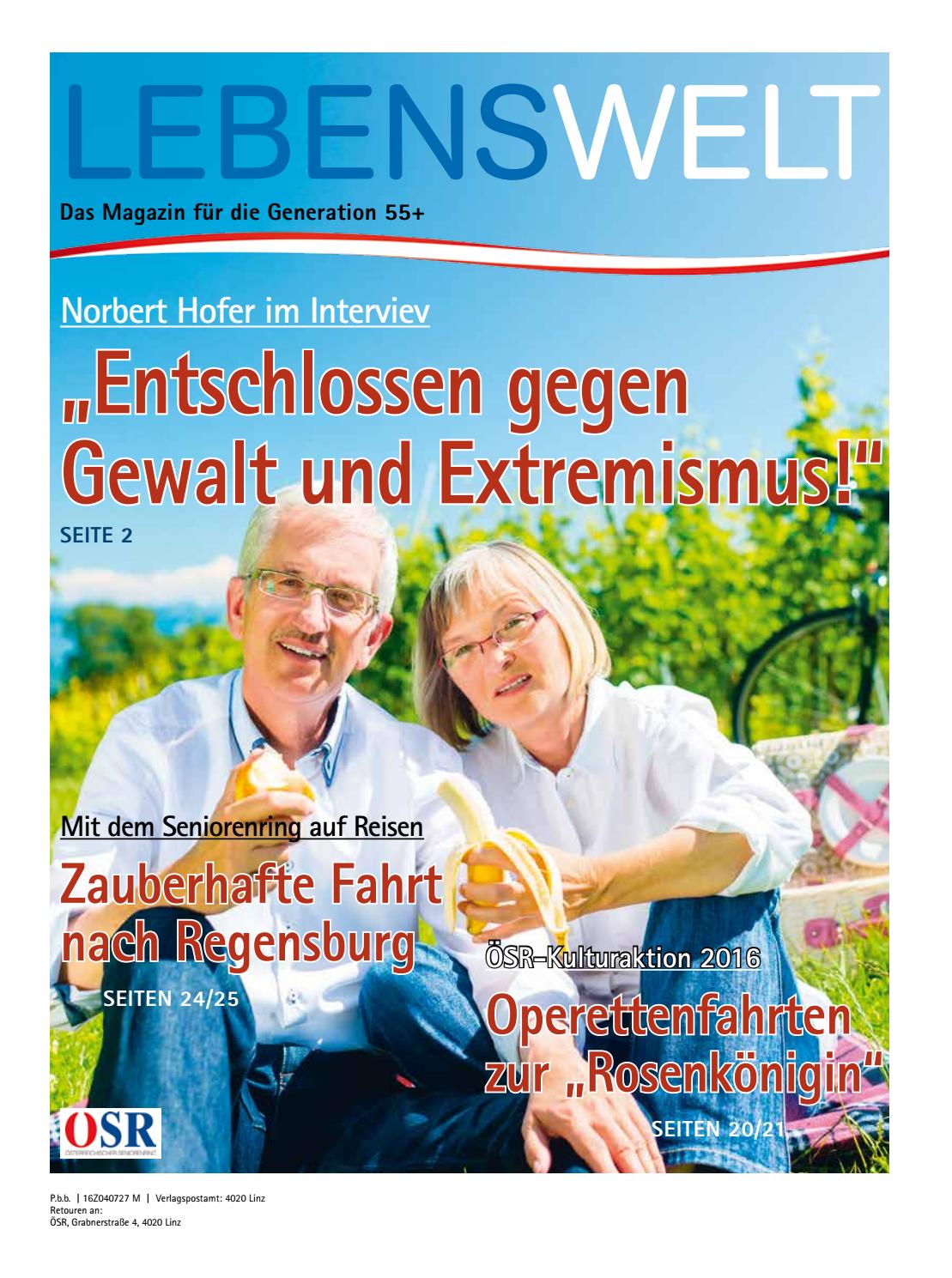 Lebenswelt 55plus, Ausgabe 2/2016 by PUBLIC MEDIA - Issuu