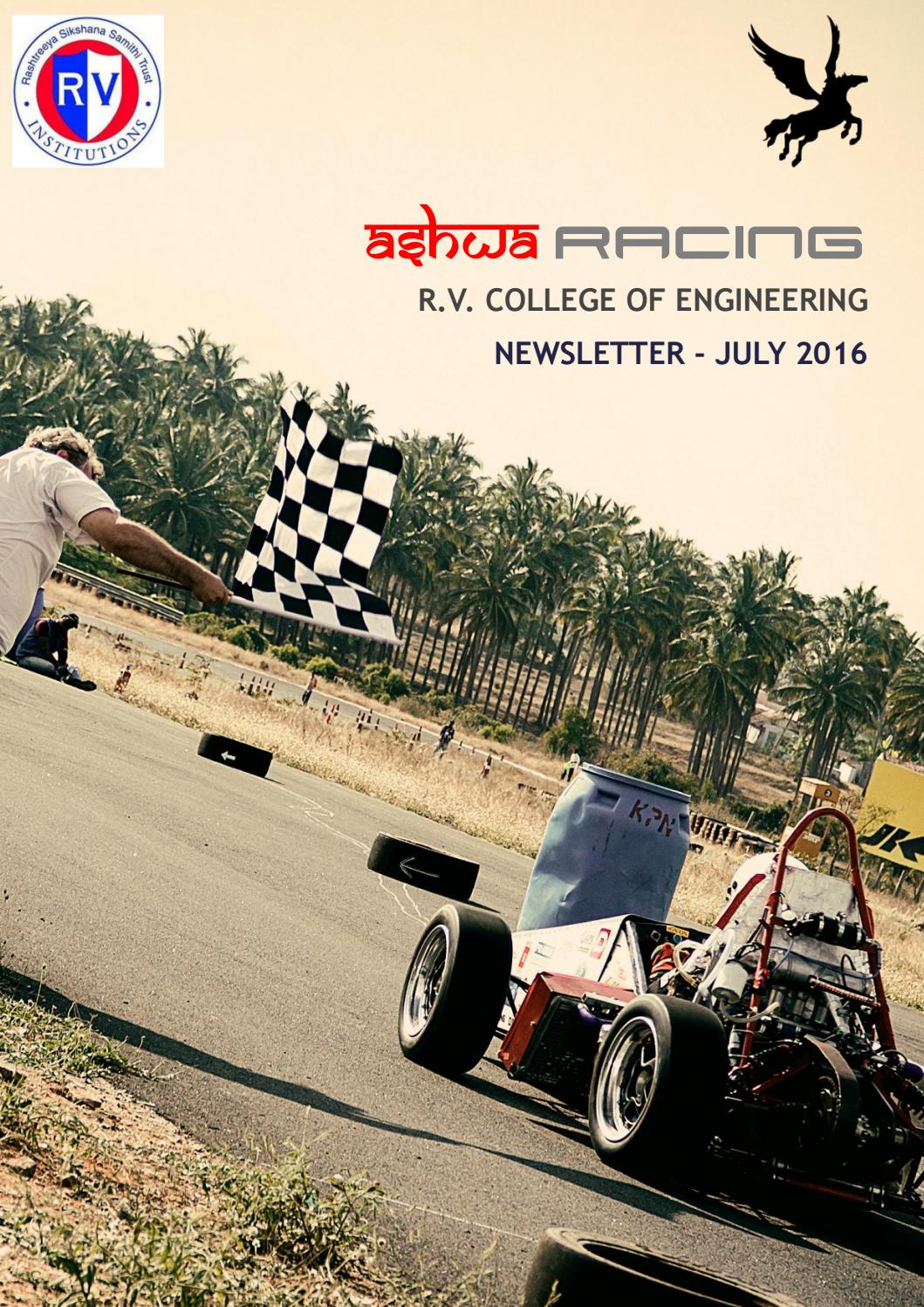 ASHWA RACING NEWSLETTER JULY 2016 by Ashwa Racing - Issuu