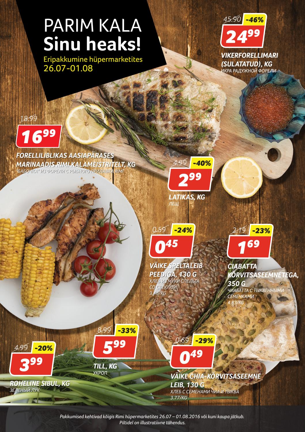 Parim kala Sinu heaks! (26.07-01.08) by Rimi - Issuu