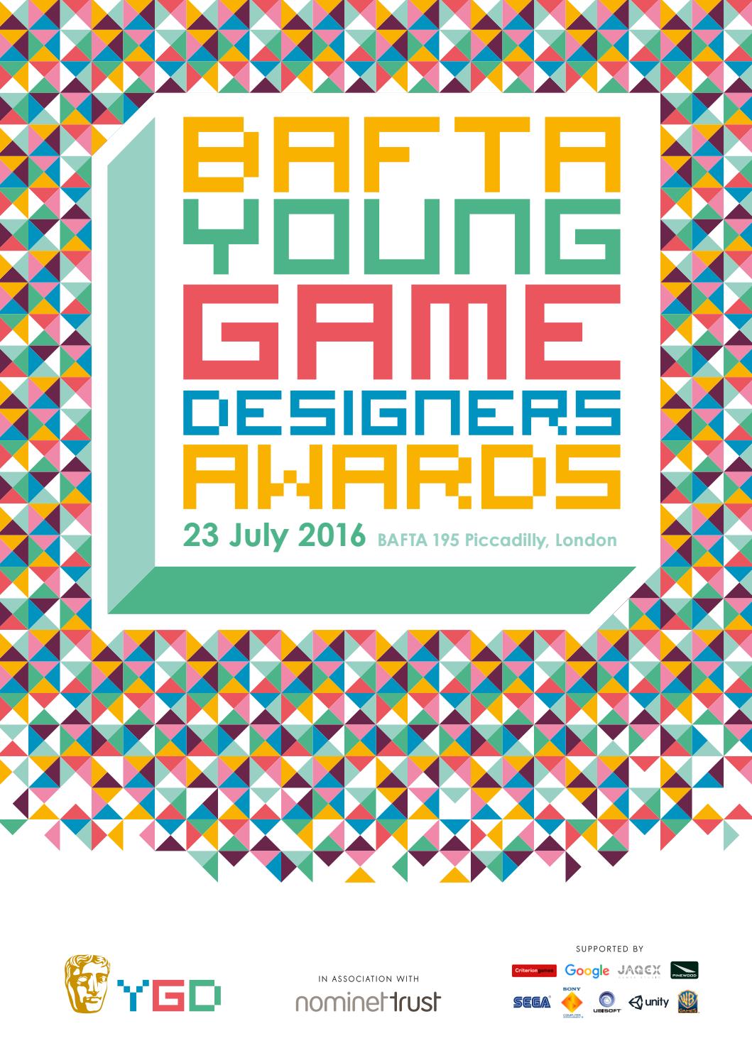 BAFTA Young Game Designers Awards 2016 programme by BAFTA - Issuu