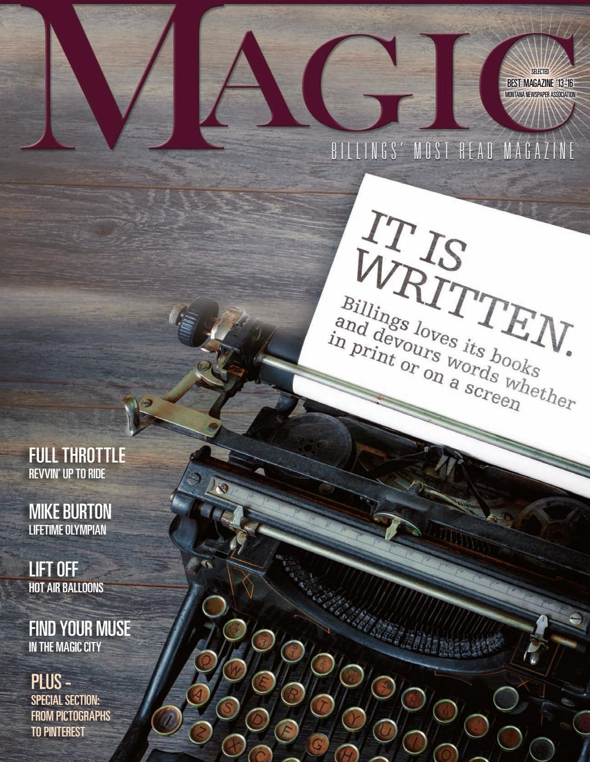 Magic Magazine August/September 2016 by Billings Gazette - Issuu