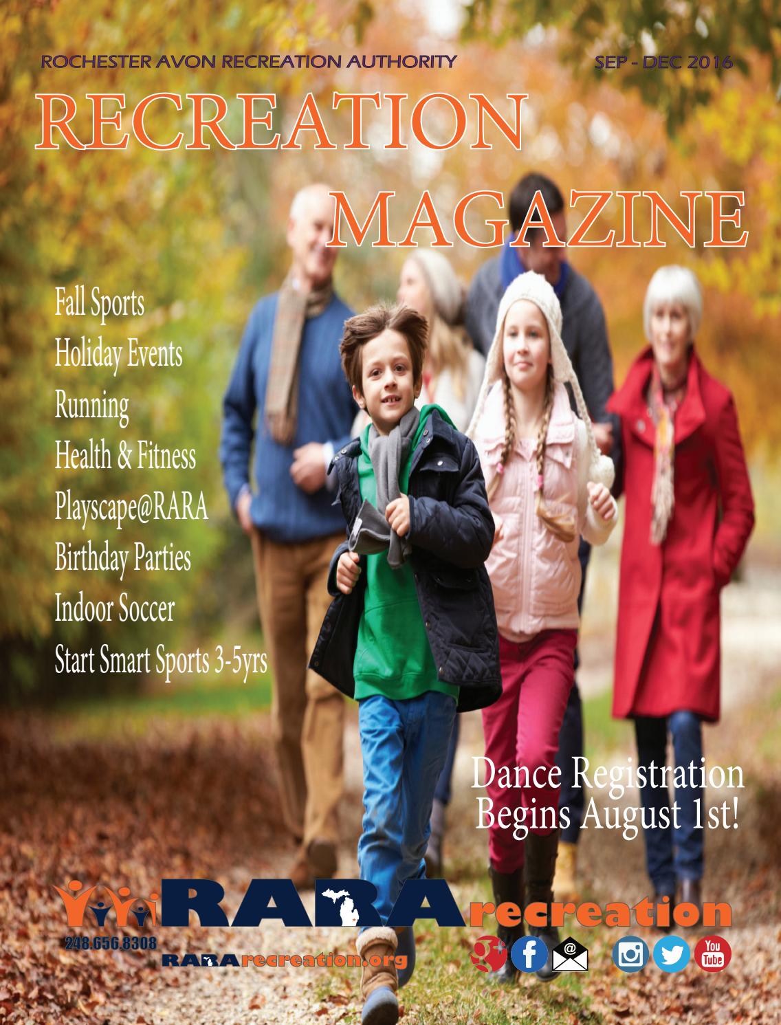 RARA Recreation Magazine Sep - Dec 2016 by RARA Recreation - Issuu