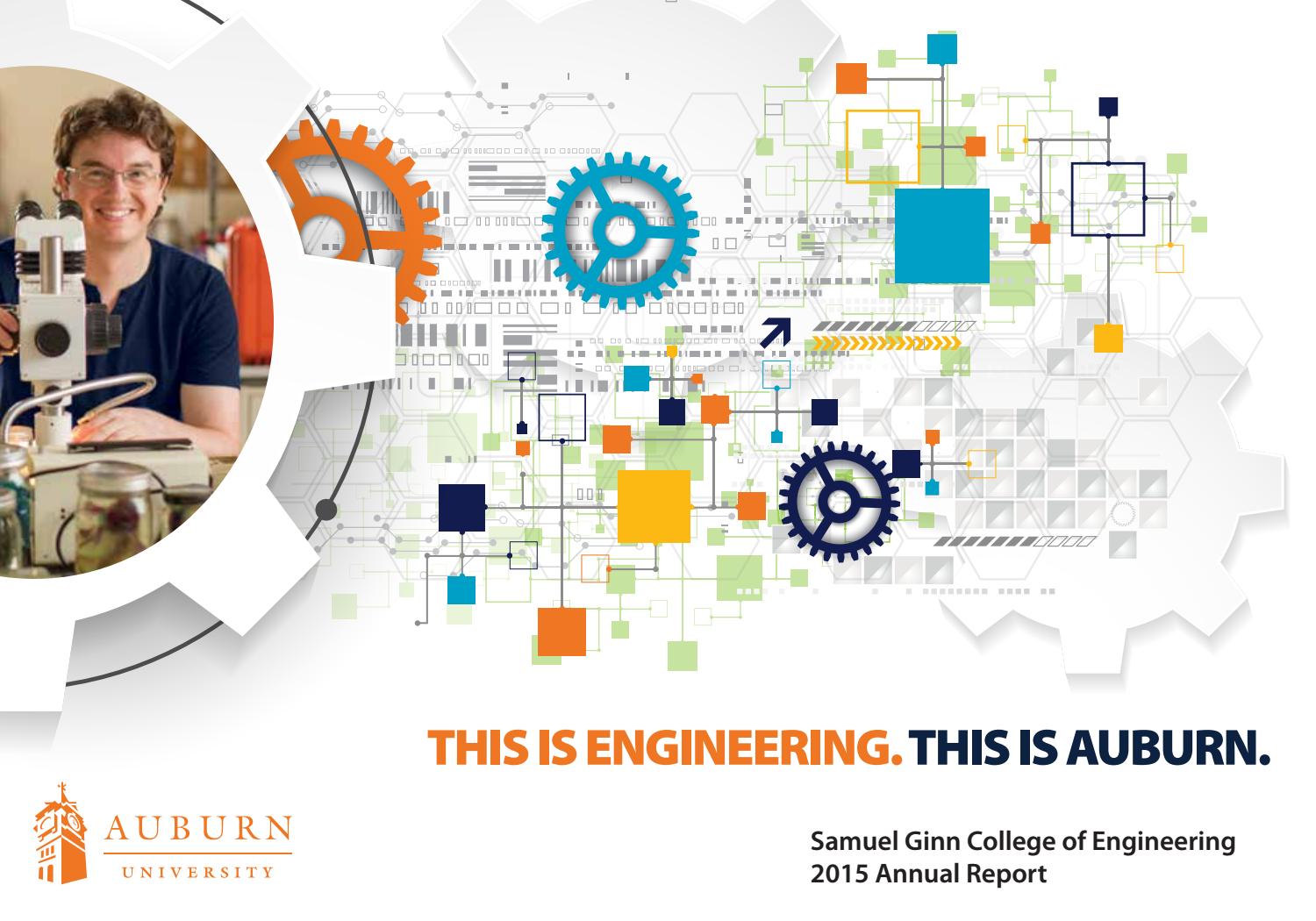 Auburn Engineering 2015 annual report by Auburn University College of ...