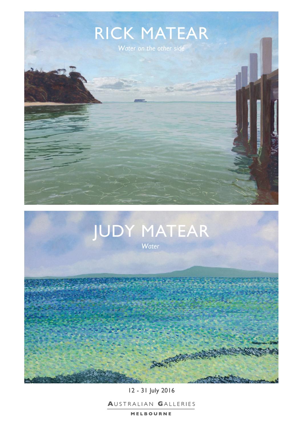 Rick Matear and Judy Matear 2016 by Australian Galleries - Issuu