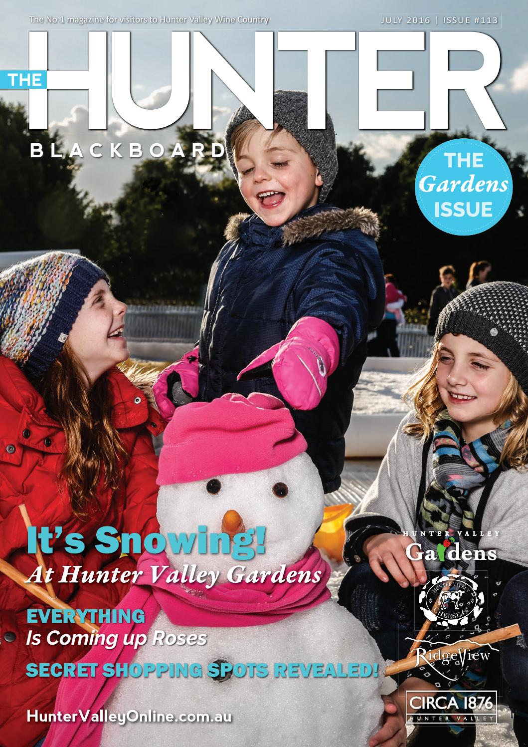 The Hunter Blackboard | July 2016 by WCP MEDIA | HUNTER VALLEY - Issuu