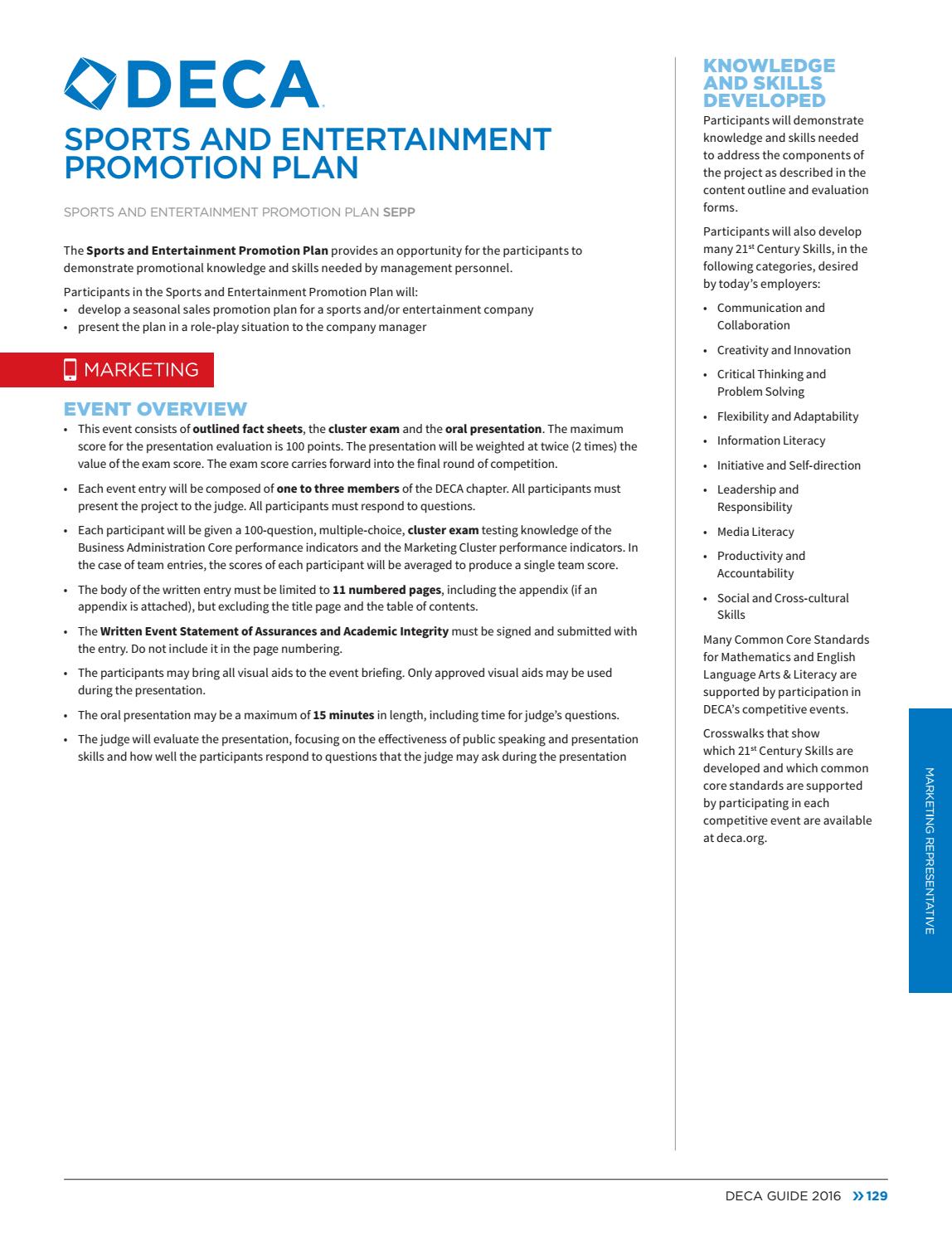 DECA Guide 2016-17 by DECA Inc. - Issuu