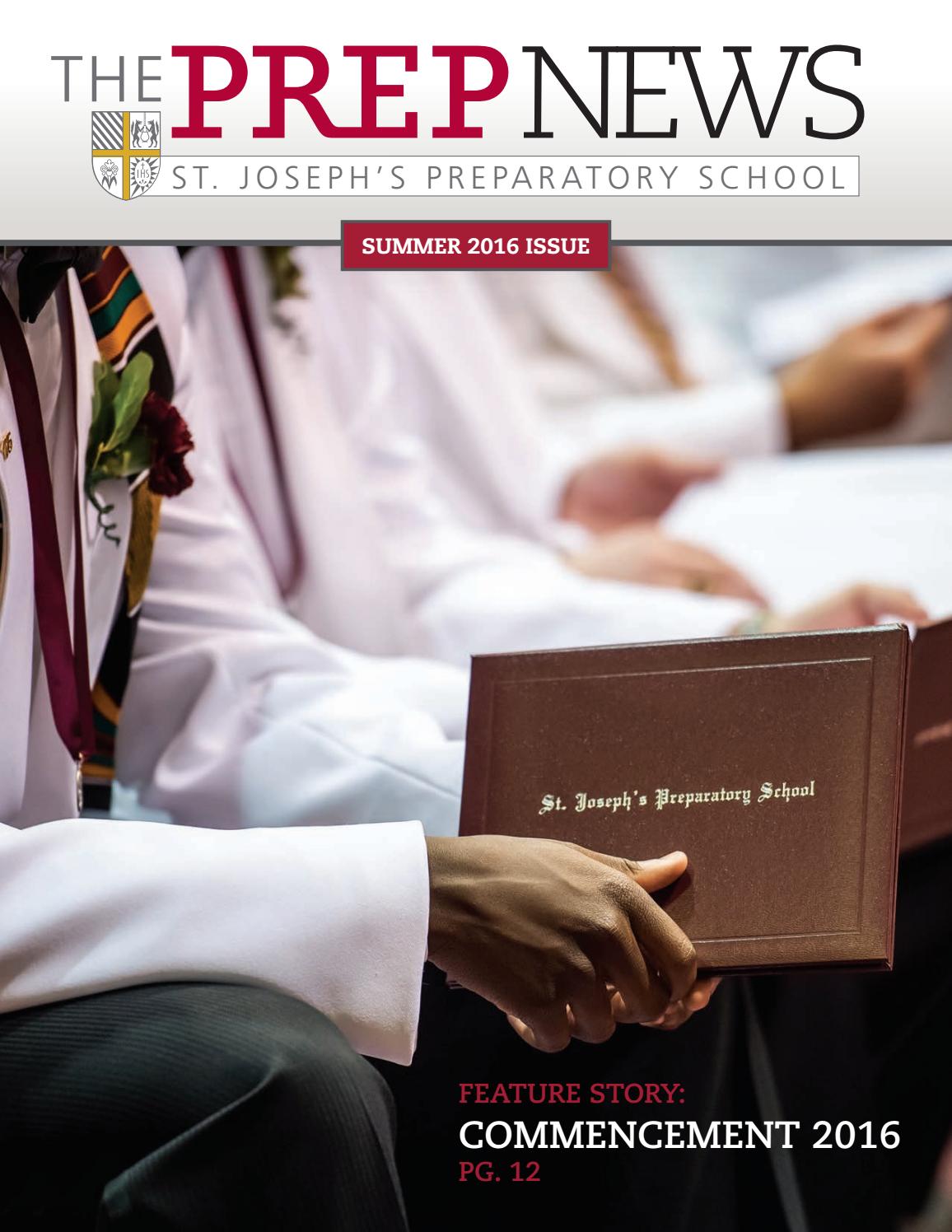 The Prep News Summer 2016 by St. Joseph's Preparatory School - Issuu